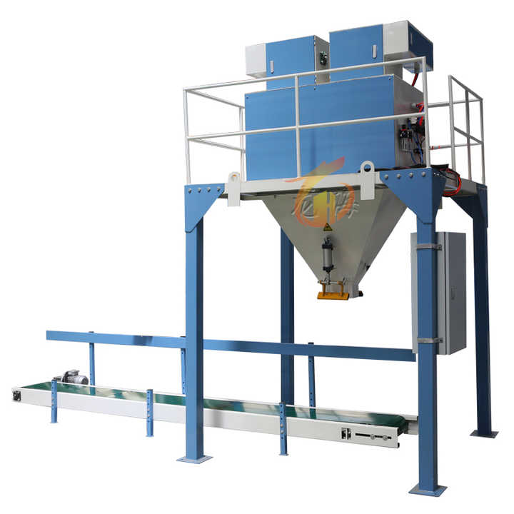 Electric Double Battle Semi-Automatic Fertilizer Packing Machine Quantitative Scales for Food ...