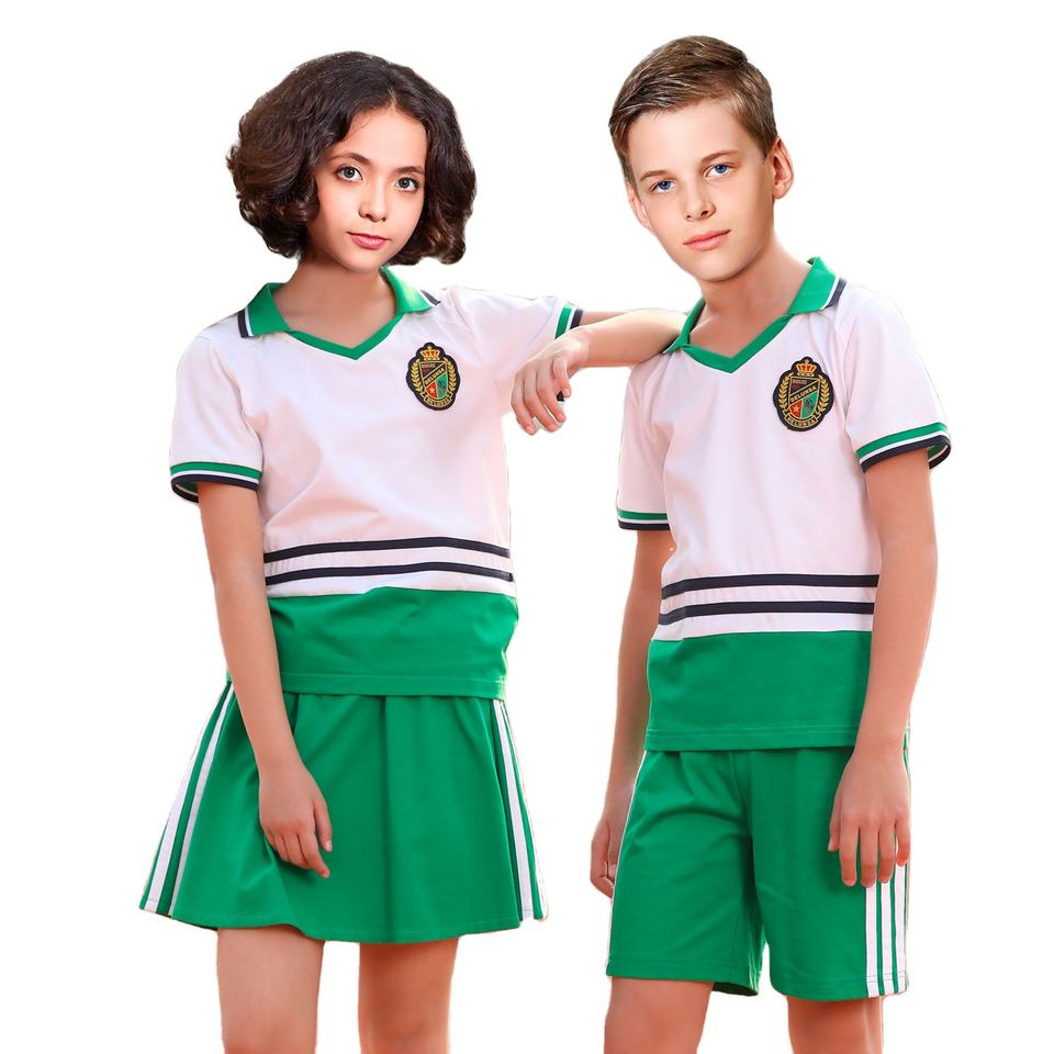 Free Custom Design School Uniform Set for Unisex Preschool
