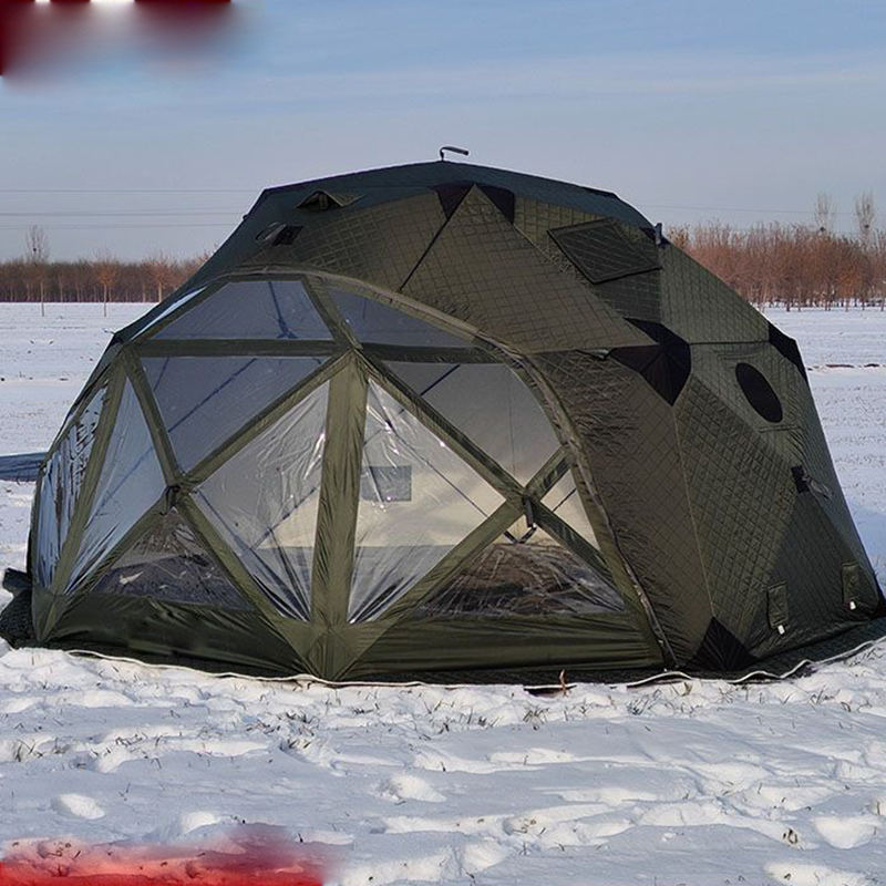 400*430*220cm Winter Fishing Tent - High Insulated & Waterproof