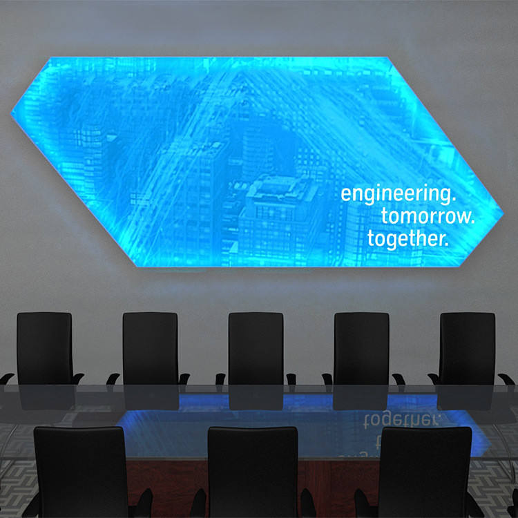 Custom light board marker 3D signage outdoor light box advertising ...