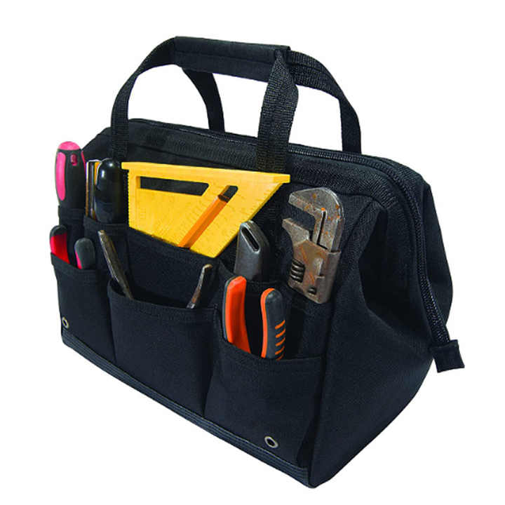 Wide-Mouth Tool Bag, Heavy Duty Toolbag Organizer, Large Tool Tote Bags ...