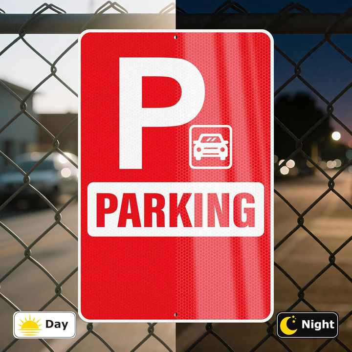 Parking Sign 18" X 12" Event Parking Signs Reflective Aluminum Road ...