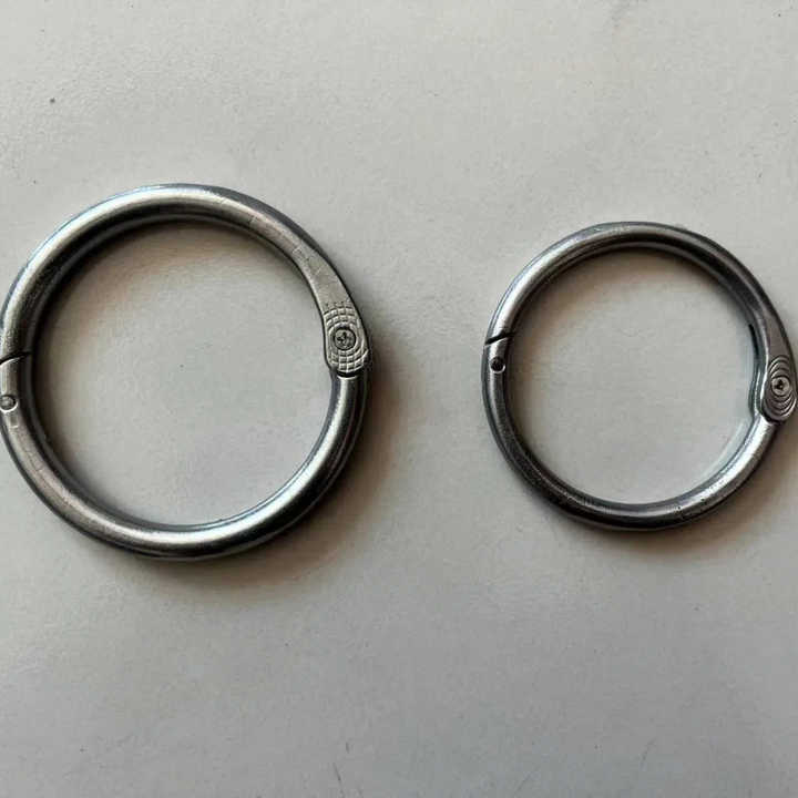 Stainless Steel Bull Nose Ring for Cattle & Livestock - OEM Available