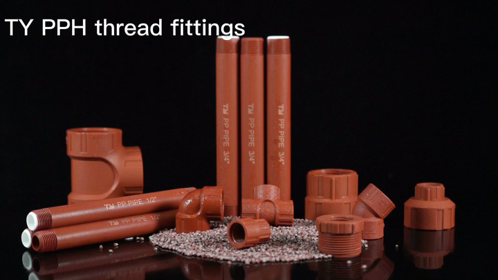 High Quality PP PPH Threaded Pipes & Fittings - Durable & Versatile