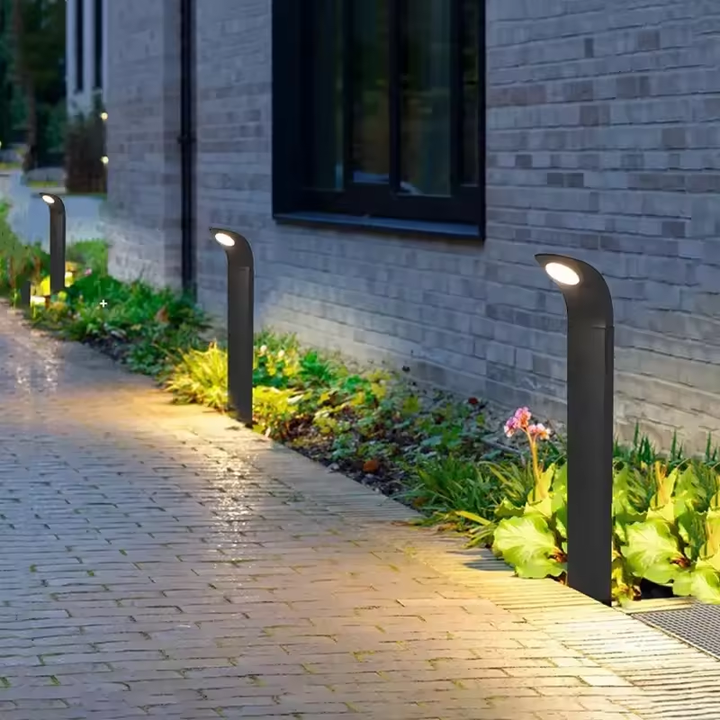 Modern Outdoor LED Bollard Light for Garden Landscape Lighting Waterproof Decorative LED Lawn ...