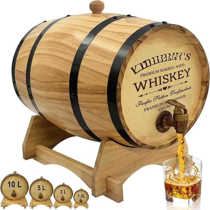 Regenerated Whiskey Barrel/French Wine Barrel Transparent Capacity 200 ...
