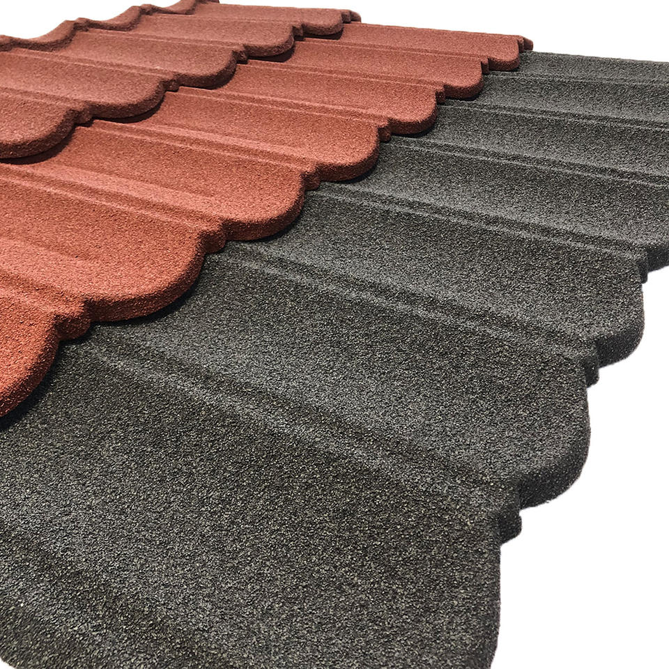 Arc Stone Coated Metal Roof Tile Waterproof Heat Insulated Villa ...