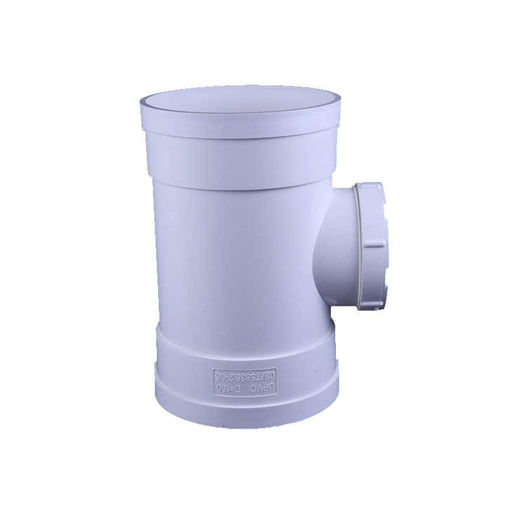 PVC Drainage Pipe Fittings Complete Set of Vertical Inspection Tee ...