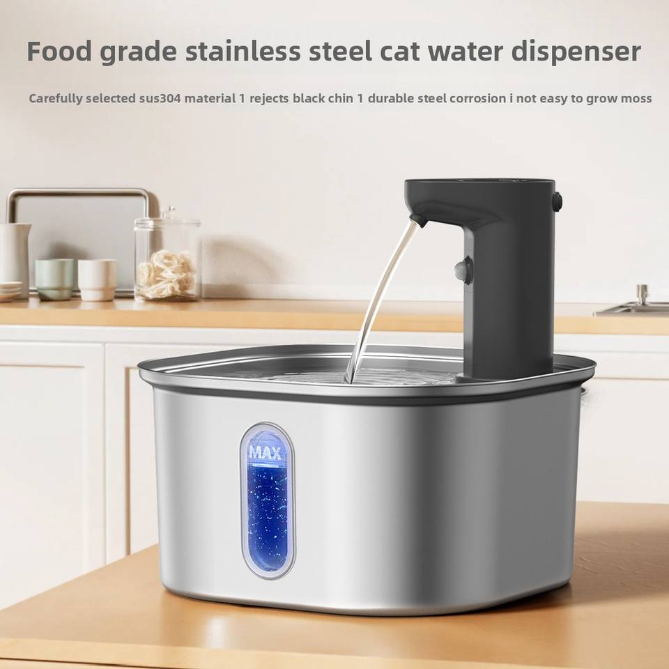 304 Stainless Steel Automatic Pet Water Dispenser Eco-Friendly Dog ...