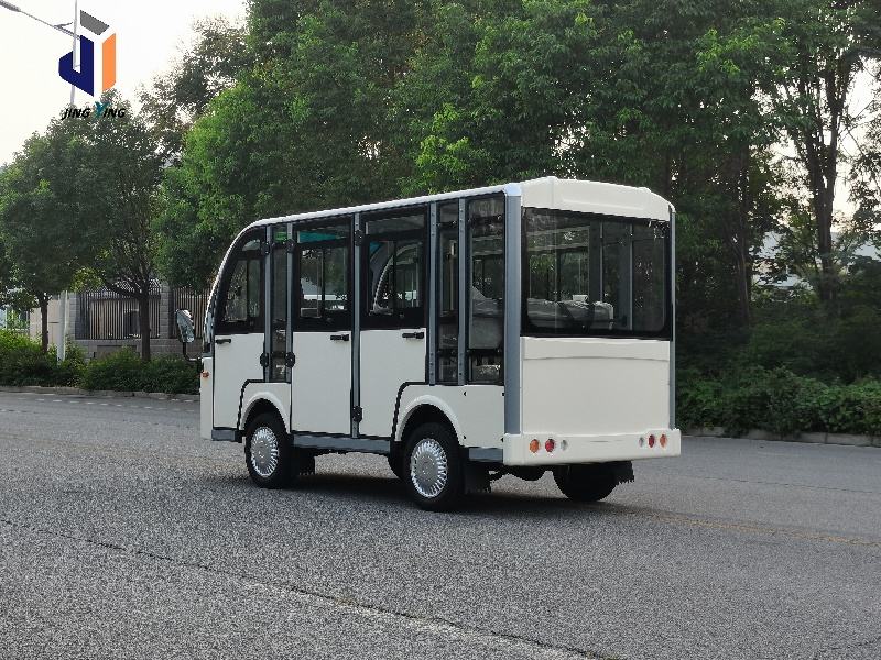 8-14 Seater Electric Mini Shuttle Bus with Door Electric Sightseeing ...
