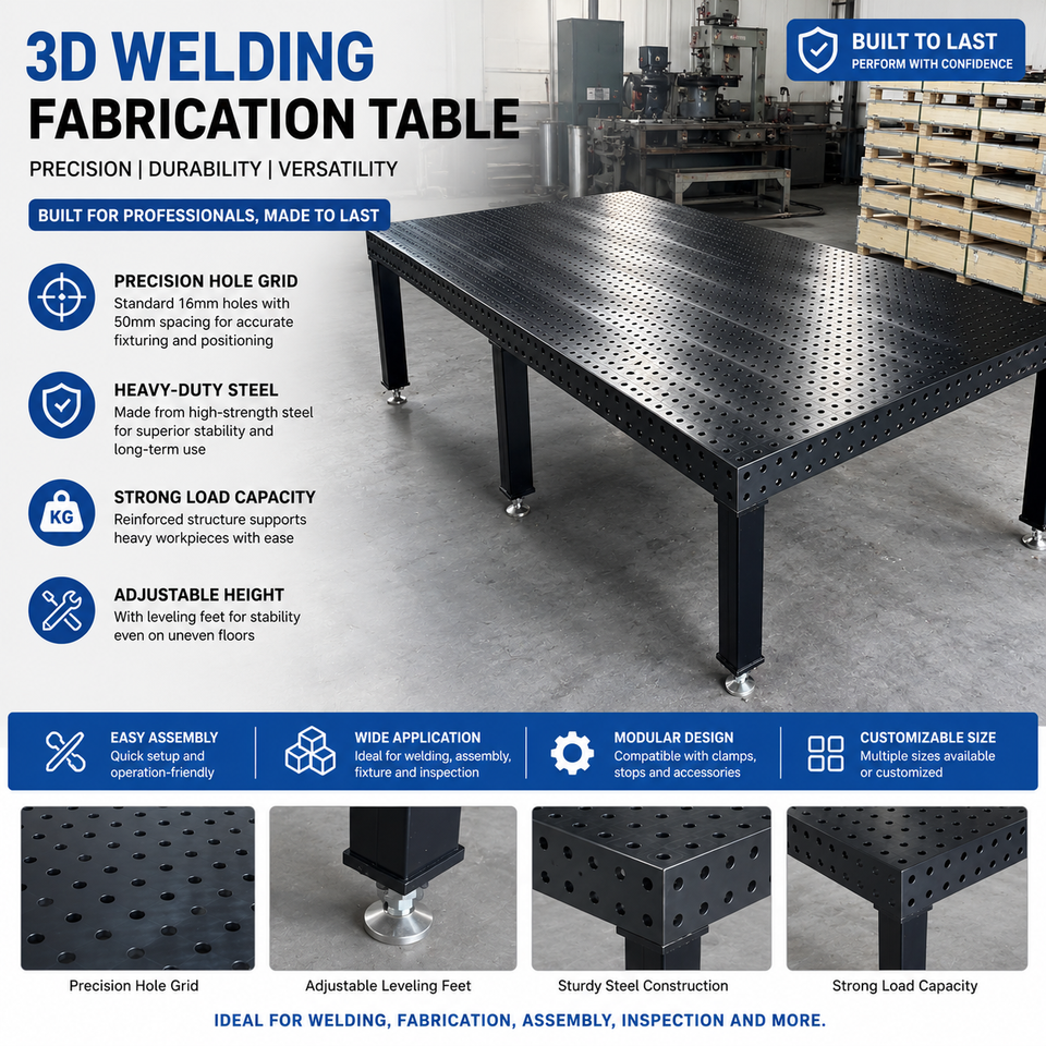New Factory Direct Sale 3D Welding Table Complete Fixture Kit High ...