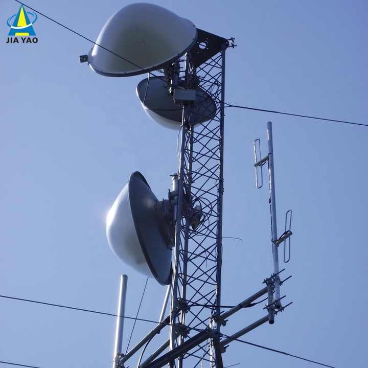 30m Lattice Steel Guy Wire Triangle Mast Tower - Durable & Efficient