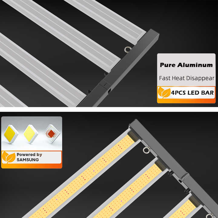 2023 New Folding Octopus 240W LED Grow Light Lm281b Full Spectrum 730nm ...