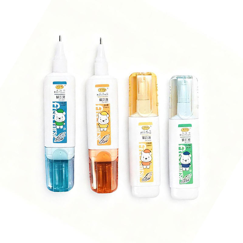 White Liquid Cute Cartoon 15ml Correction Pen Quick Dry Non-toxic ...