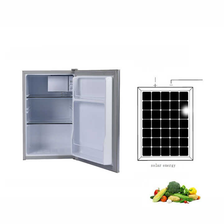 New Product 90L Mini Solar Panel DC Powered Refrigerators and Freezer ...