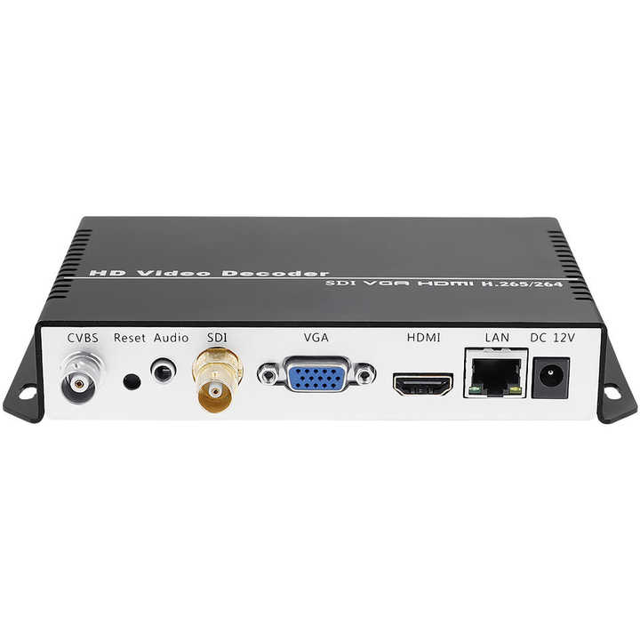H.265/H.264 4K SRT RTSP RTMP Ip to HDMI SDI VGA CVBS Stereo Audio HD ...