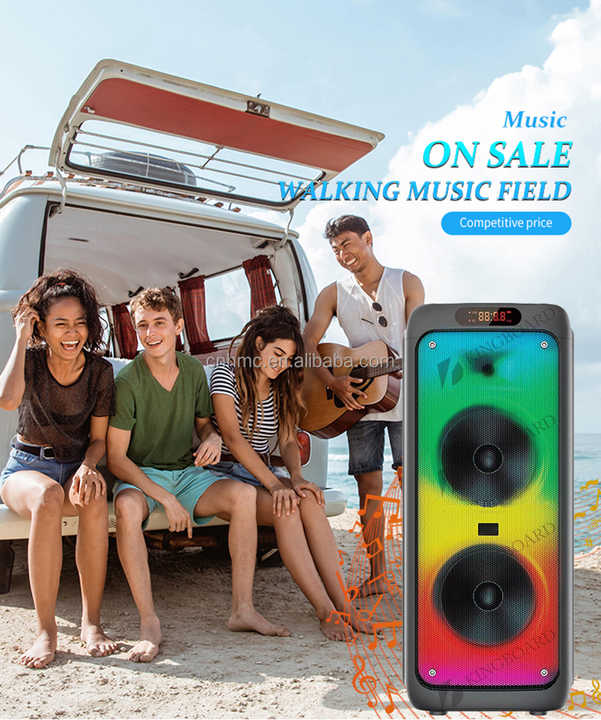 Brodu BTS-1387 Portable Bluetooth Speaker for Outdoor Parties
