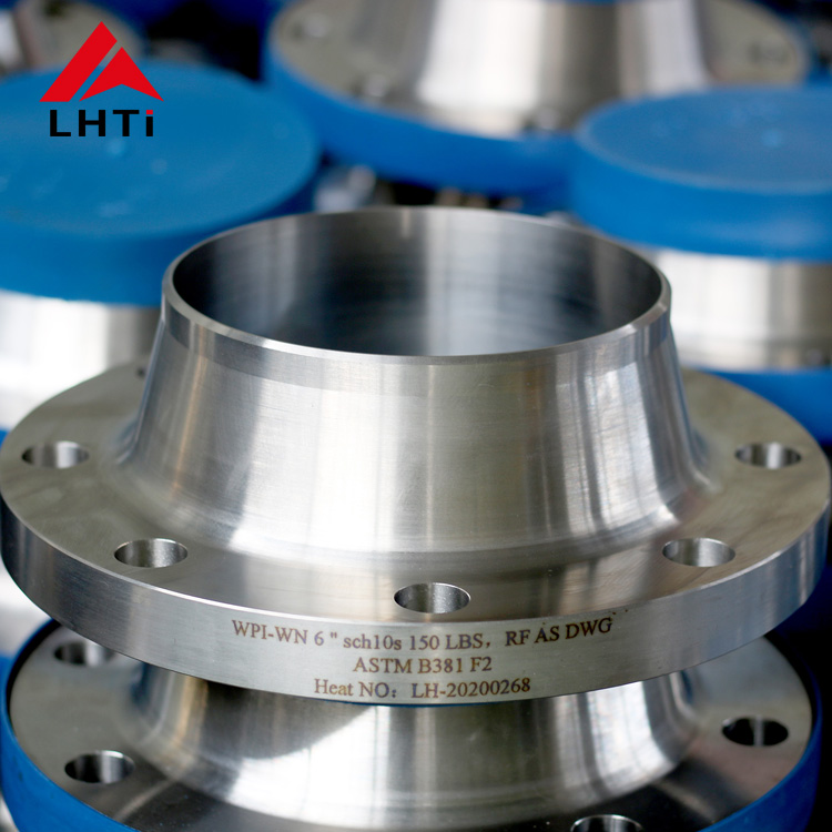WN Weld Neck Titanium flange ASME ANSI B16.5 standard GR2 GR5