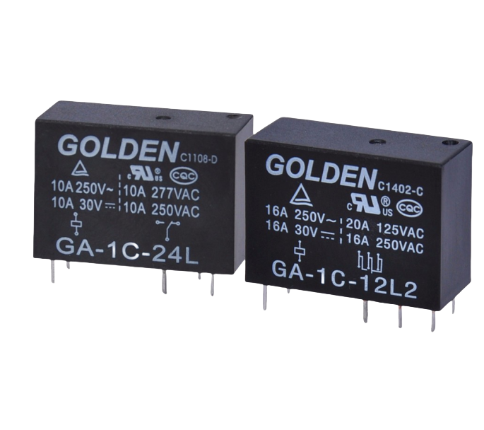 Golden 12V Relay - High-Quality Power Relay for PCB