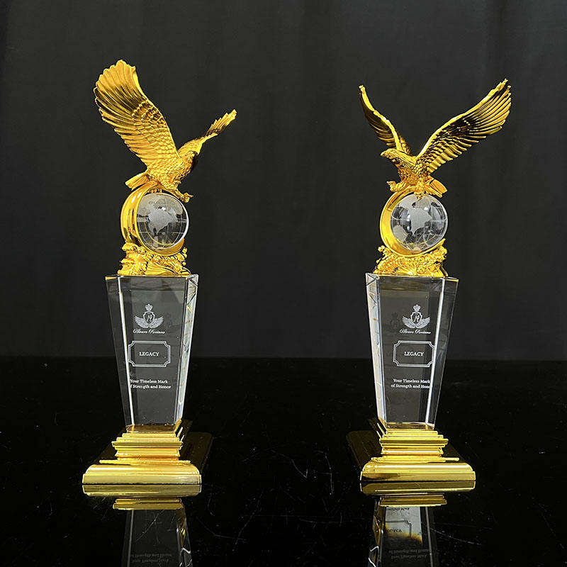 Best-Selling Eco-Friendly UV Printed Polished Metal Eagle Crystal ...