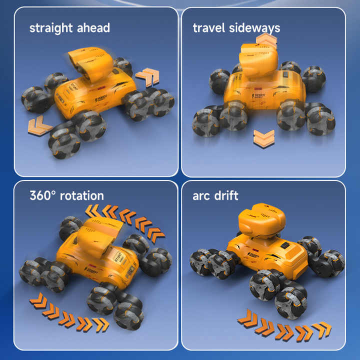 Wally Robot Cross-Border New Eight-Wheel Side Swing Arm Remote Control ...