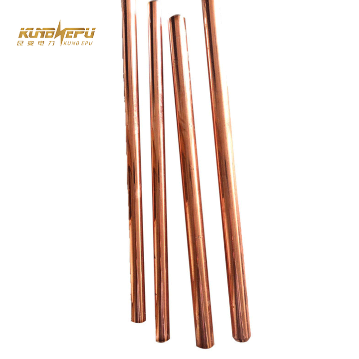 Kunbpower Copper Clad Steel Grounding Rod 99.95% Copper Content for ...
