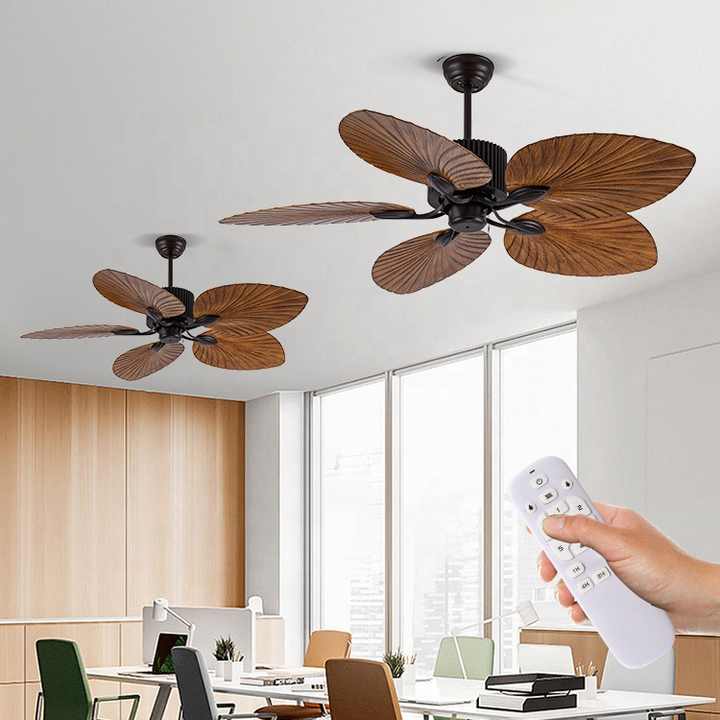 52 Inch ABS Blades Remote Control Ceiling Fan for Home