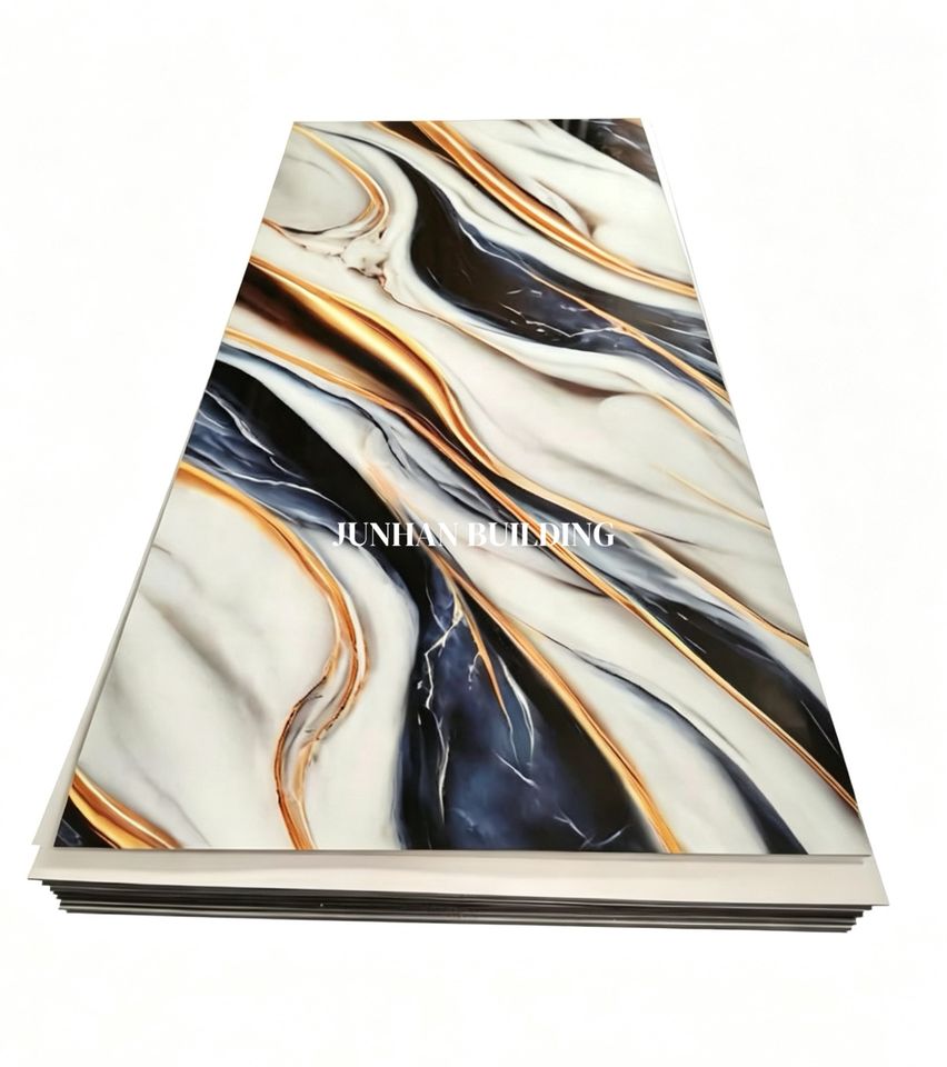 Modern Design PVC UV Marble Sheet Hard Panel High Quality Waterproof ...