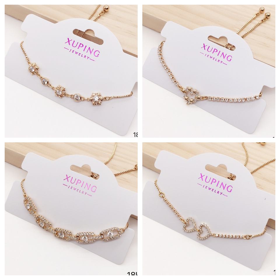 XUPING Jewelry - Fashionable Gold Plated Cubic Zirconia Bracelets