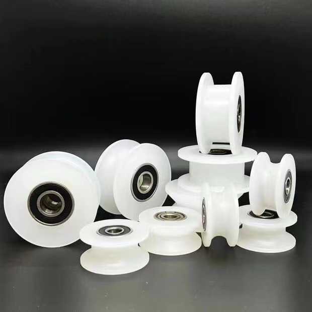 MC Nylon Bearing Wheel Roller U-shaped Pulley Guide Wheel Nylon Pulley ...
