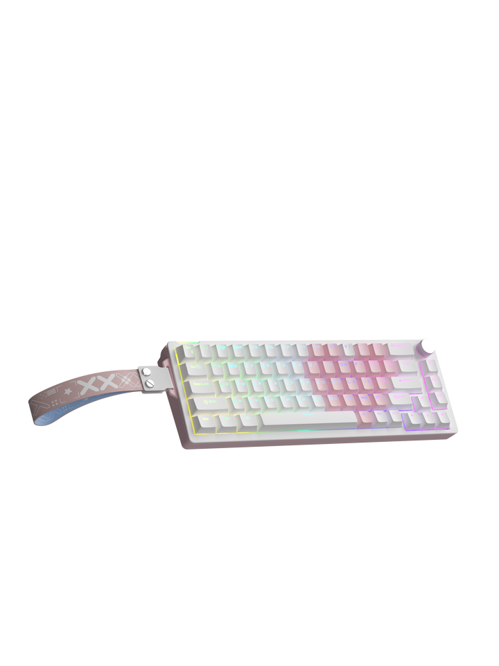 New Russian Layout 68-Key Mechanical Keyboard with Knob RGB Hot ...