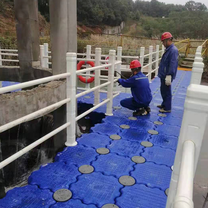 Durable HDPE Plastic Floating Block Jetty Motorboat Berth Pontoon Dock ...