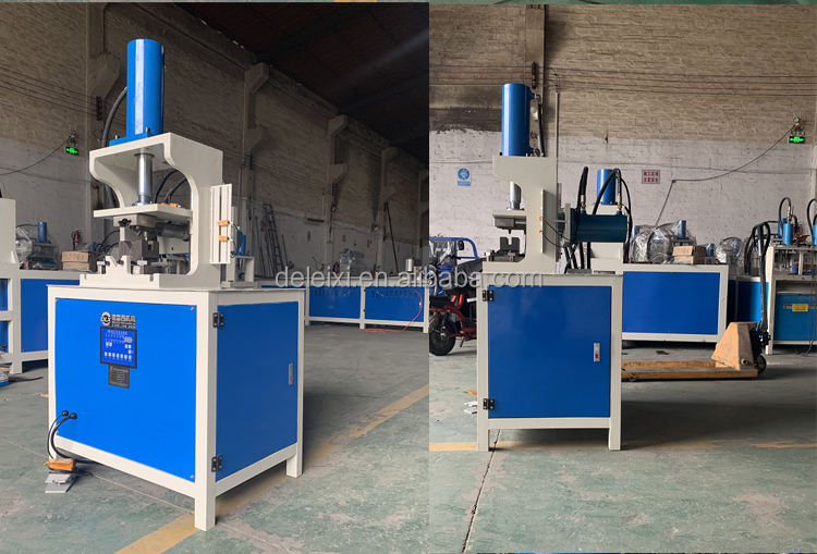 Hydraulic angle cutting machine 90 degree steel pipe drilling machine ...