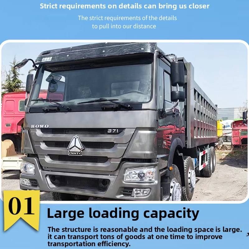 Cross-border Used Howo 84 Euro 1 Dump Truck 371 Horsepower Rear-Dump ...