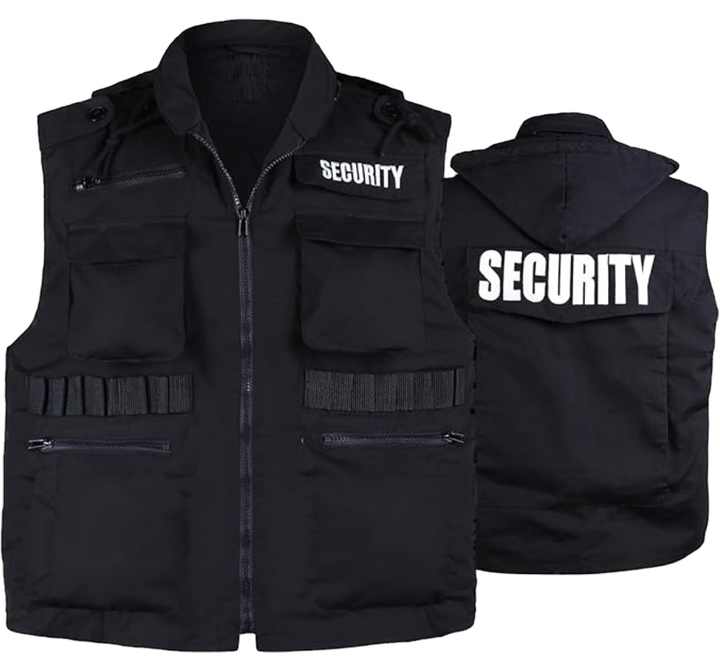 Lightweight Tactical Vest - Multi Pocket Security Guard Uniform
