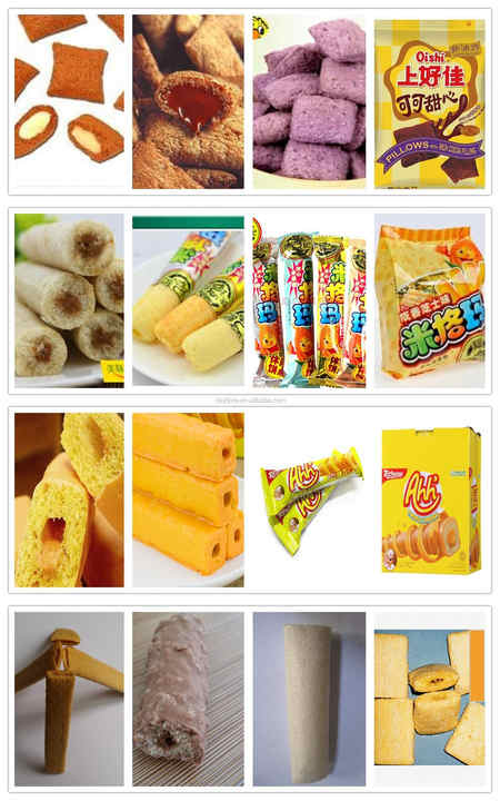 Automatic Core Filling Snack Food Extruding Line by DAYI