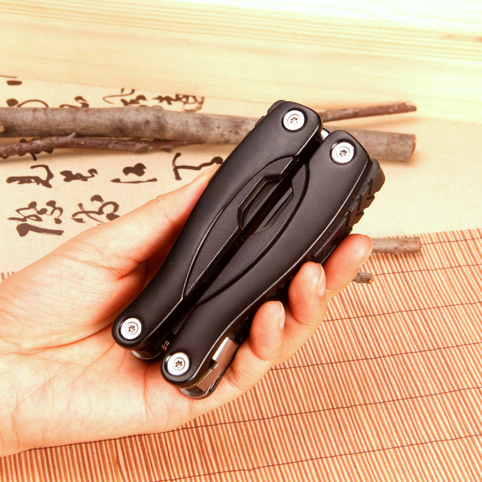 Stainless Steel Mini Multitool Pliers Pocket Folding Tool with Knife ...