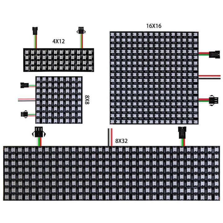 WS2812B RGB LED Digital Flexible Individually Addressable Panel Light
