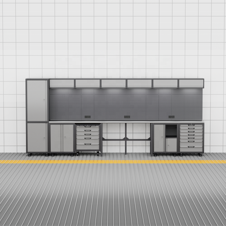 Modern Style Tool Cabinet Workbench Multifunctional Modular Garage ...