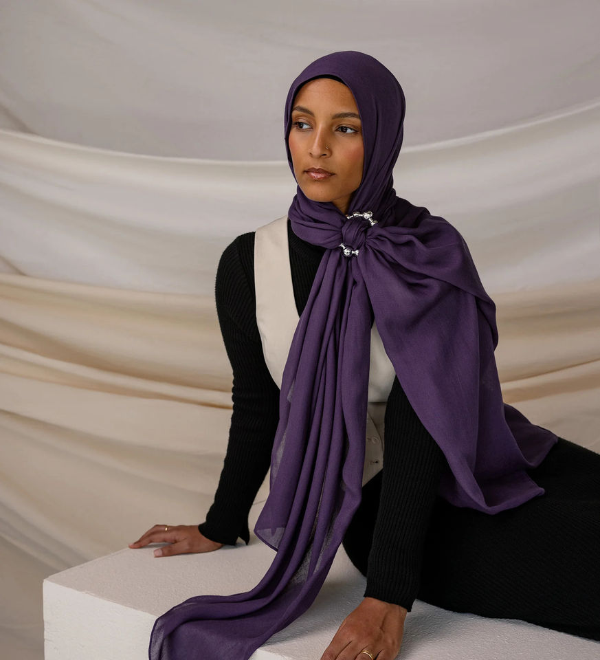 Bestselling Plain Sold Color Modal Hijabs Muslim Women Travel Scarves ...