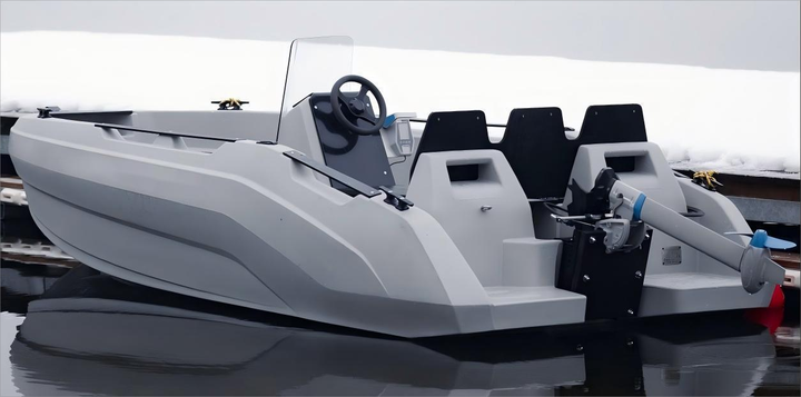 12ft Hdpe Boat Speed Boat 200kg With Windshield Strong Intensity, No ...