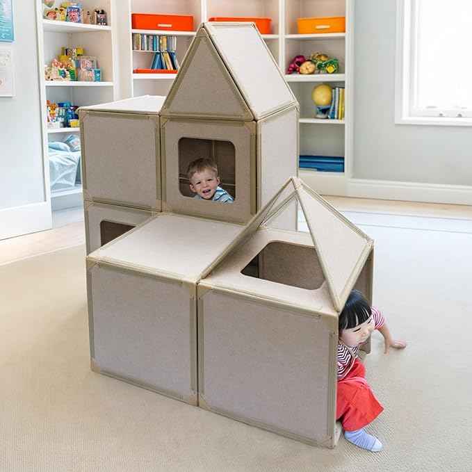 Magnetic Panel Playhouse Set Easily Snap Together with Built in ...