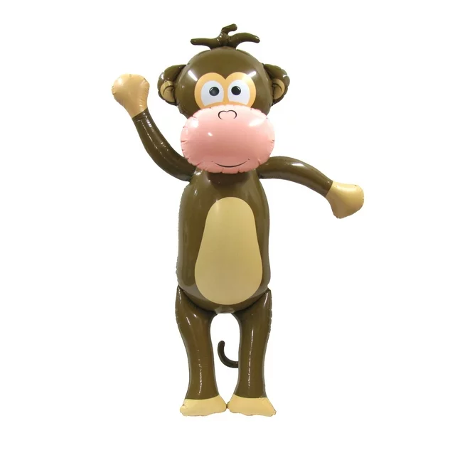Giant 55" Inflatable Monkey Swimming Pool Float Water Party Toy Zoo ...
