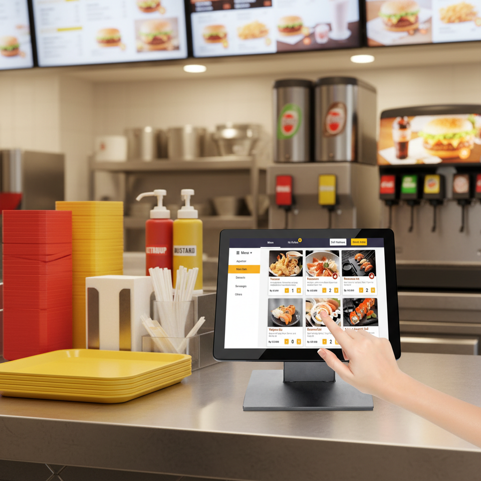 Good Quality 15 Inch Touch Monitor Capacitive Touch Screen Hotel ...