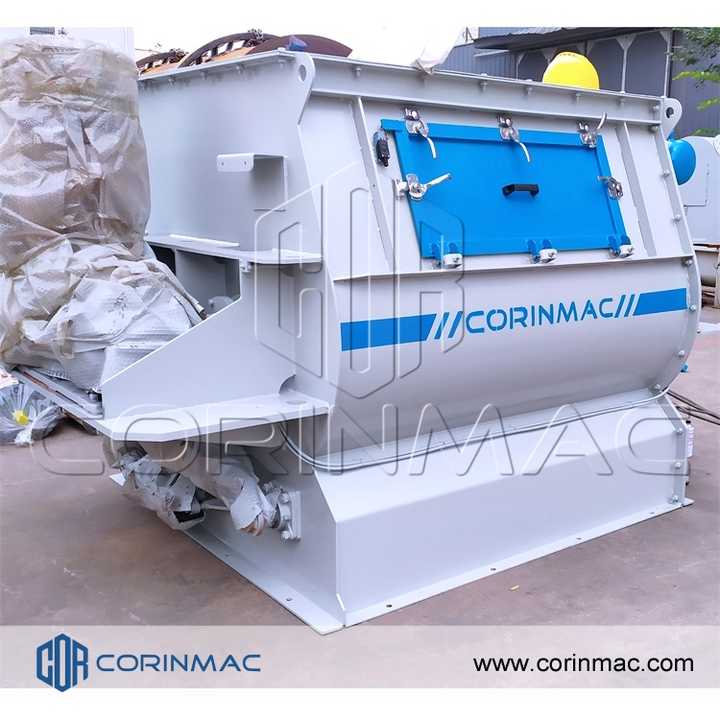 Twin Shaft Paddle Mixer Powder Mixing Machine Non Gravity Mixer ...