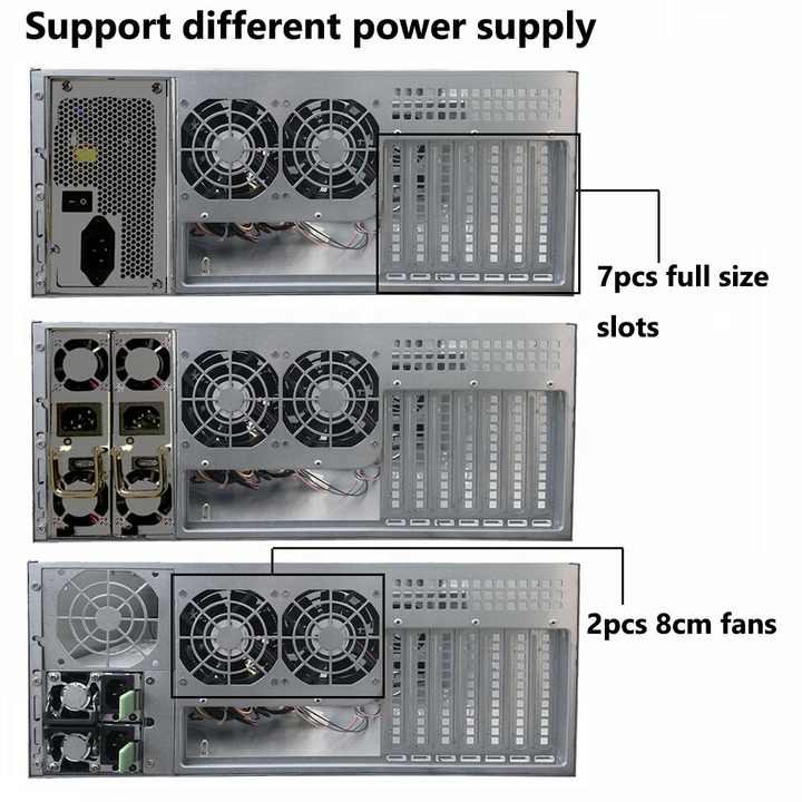 4U Rackmount Server Case with 24 Hot-Swappable Drive Bays