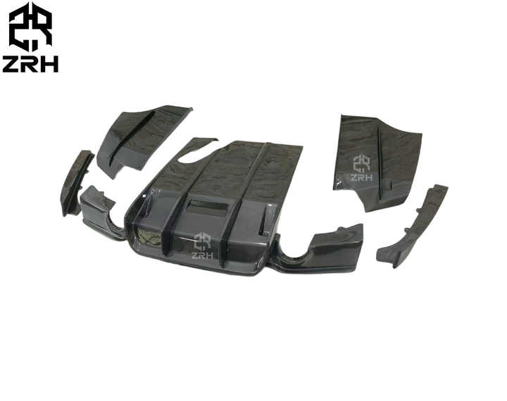 Carbon Fiber Geex Style Rear Diffuser for BMW F30 F35 Bodykit Rear ...