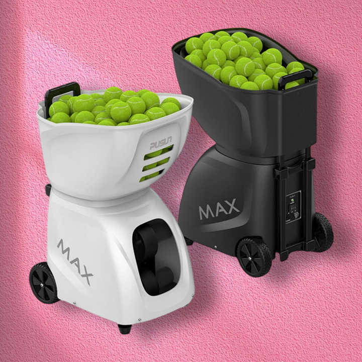 Padel Ball Launcher Machine with Remote Control and Multi-Spin Settings ...