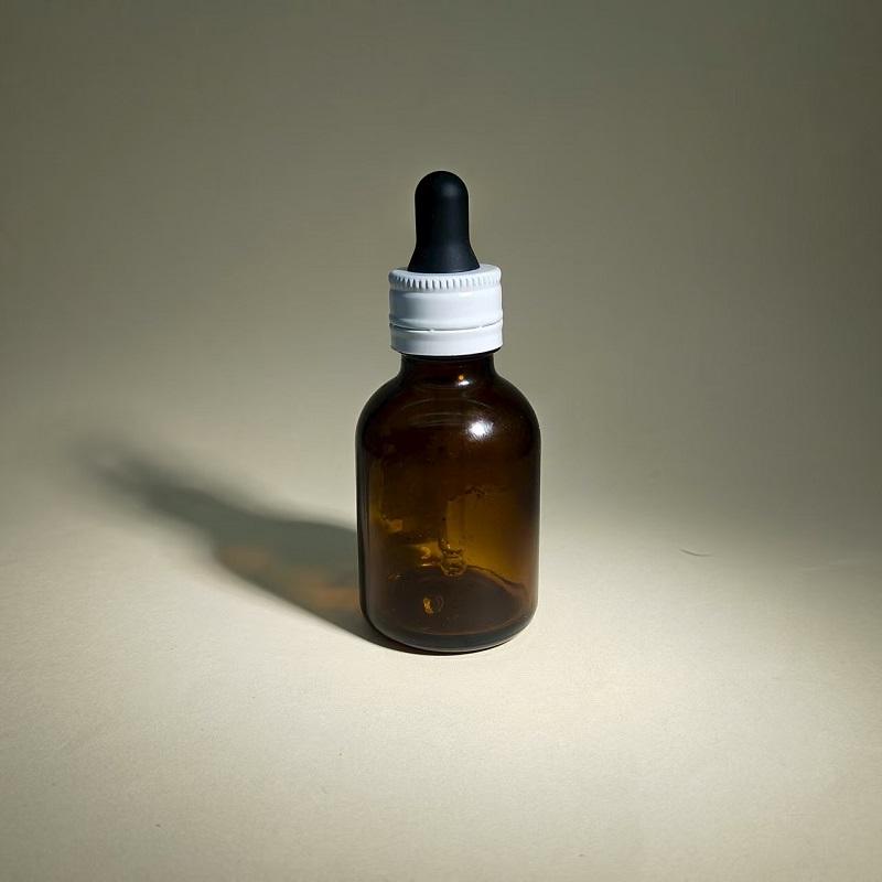 White 20/410 Aluminium Dropper Cap for Glass Bottles 18/20mm Screw-on ...