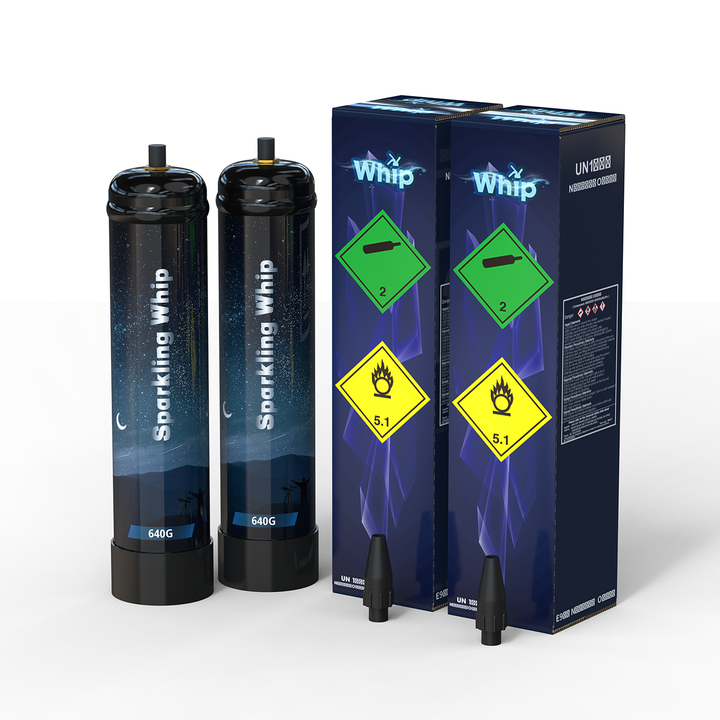 Popular Sparkling Whip 640g Cream Chargers 0.95L Whip Gas Charger High ...